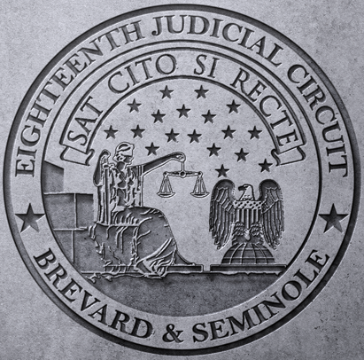 Court Seal Engraved Marble 411×406 – Eighteenth Judicial Circuit Courts